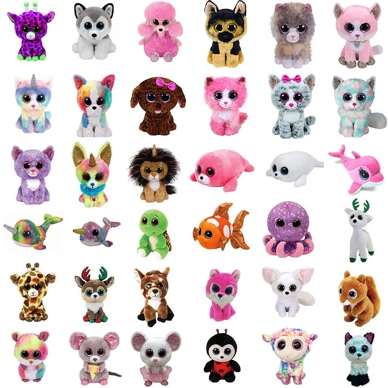 Wholesale High Quality Cute 15cm Animal Plush Toys Big Eyes Bunny ...