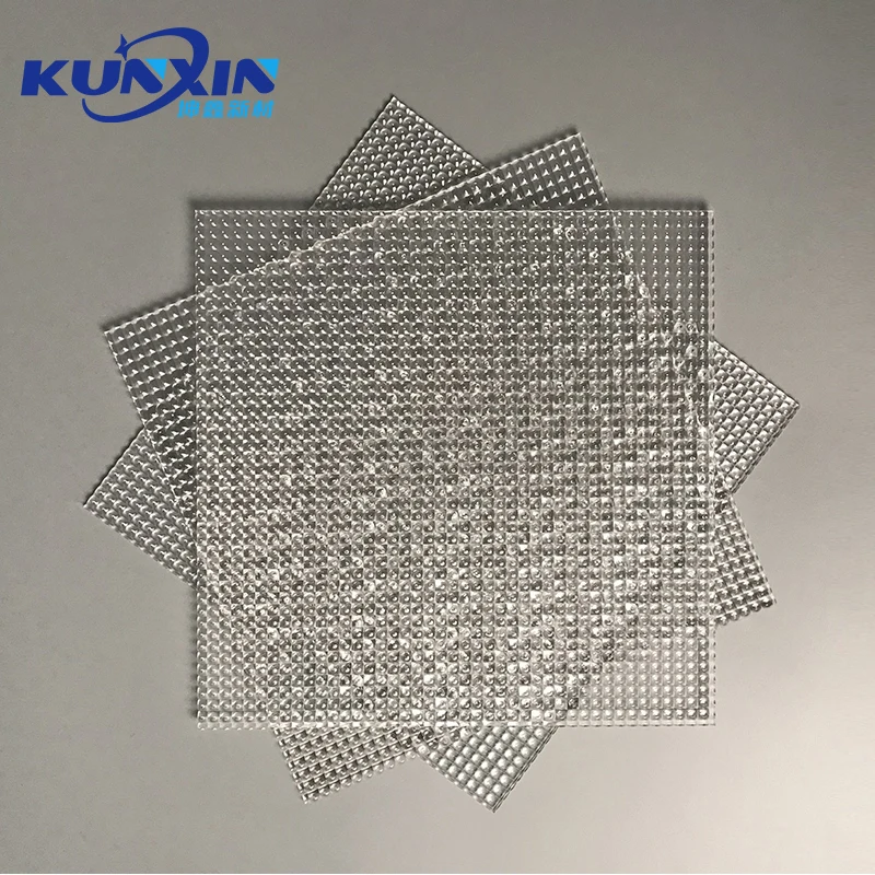 Custom Led Light Diffuser Guide Plate Clear Frosted Acrylic Pmma Led ...