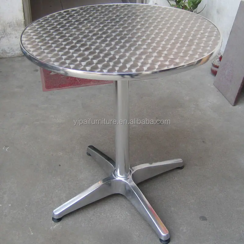 Tavern Restaurant Coffee Shop Aluminum Alloy Table Folding Convenient ...