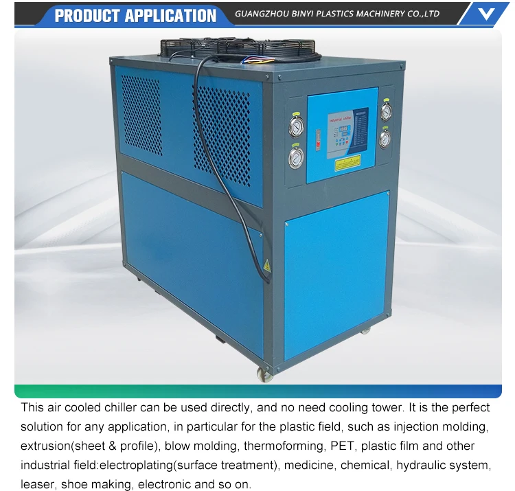 10 Ton Aircooled Chiller 10hp Air Cooled Injection Molding Cooling ...