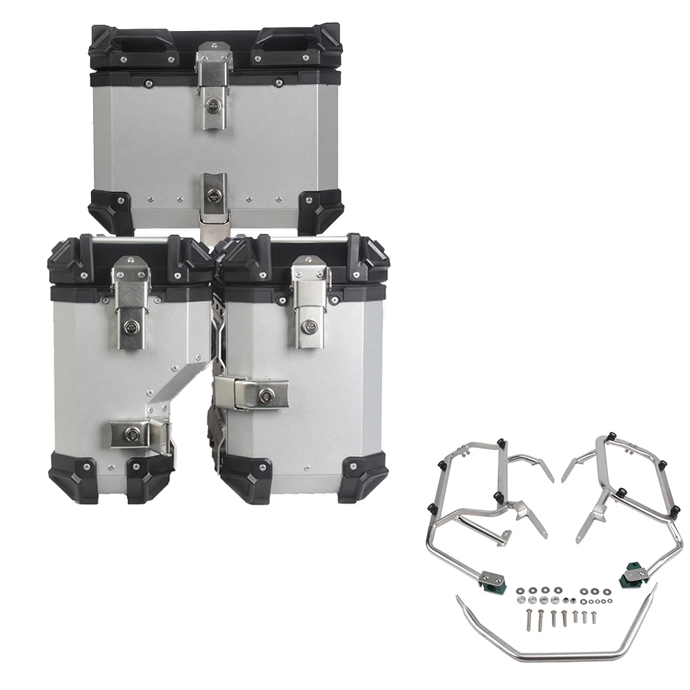 38l Side Boxes And Tail Box With Racks Custom Aluminum Alloy Motorcycle ...