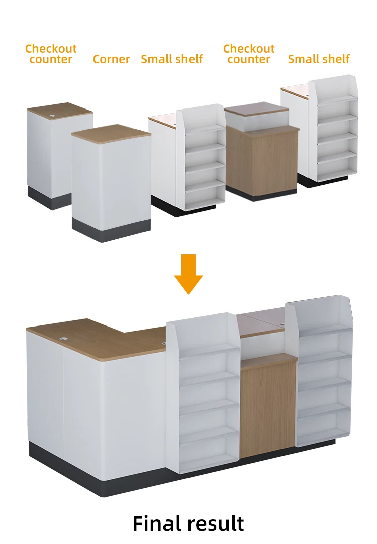 Efficient Retail Checkout - Modern Cash Register Counters