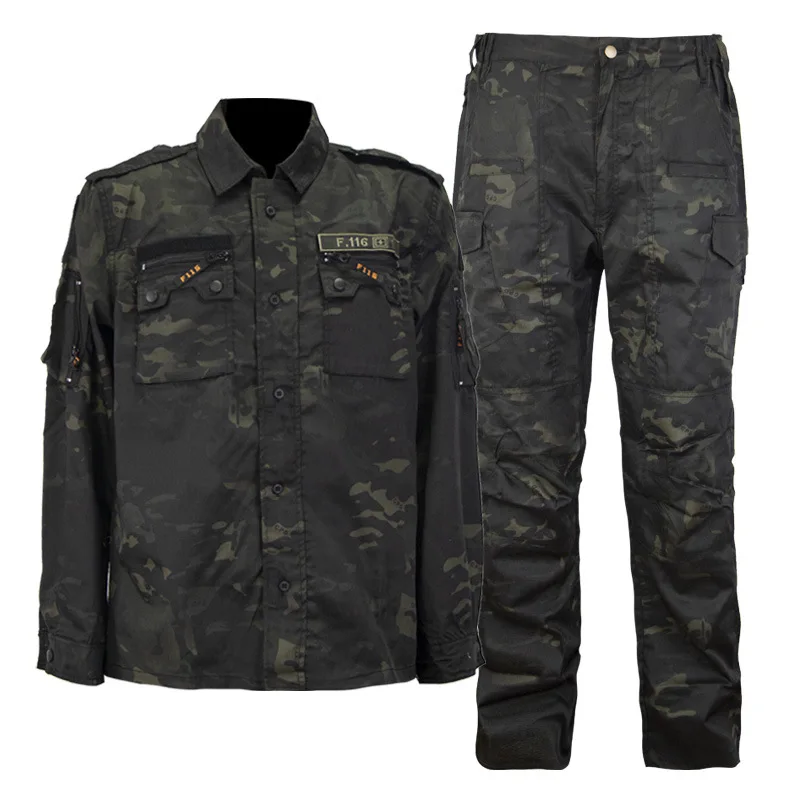 Wholesale Camouflage Tactical Uniform Jacket + Pant F116 Uniform - Buy ...