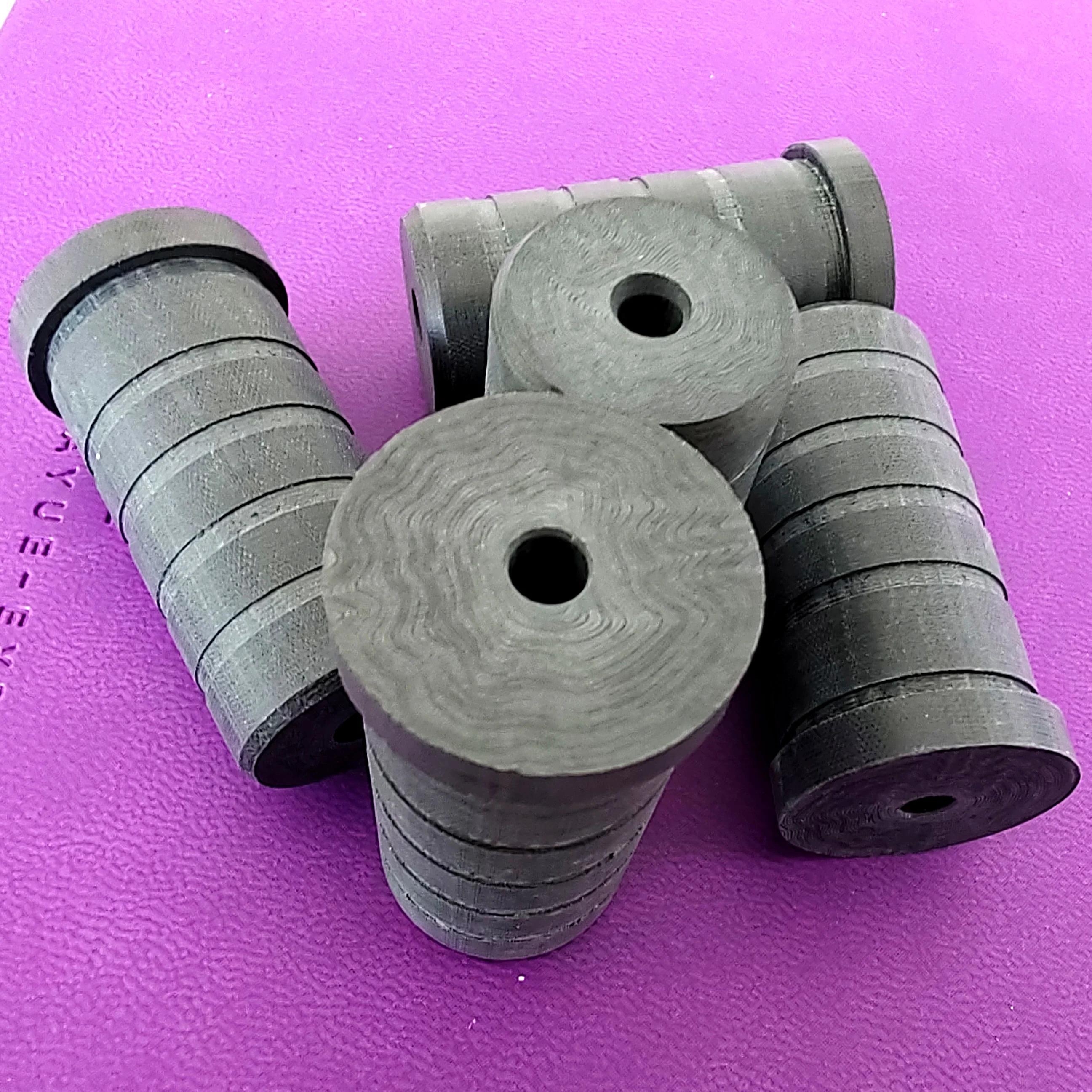 Custom Made Black Phenolic Joint Inserts for Pool Cue Shfats