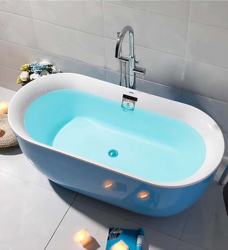 Four People Freestanding Massage Hot Tub Swimming Pool White ...