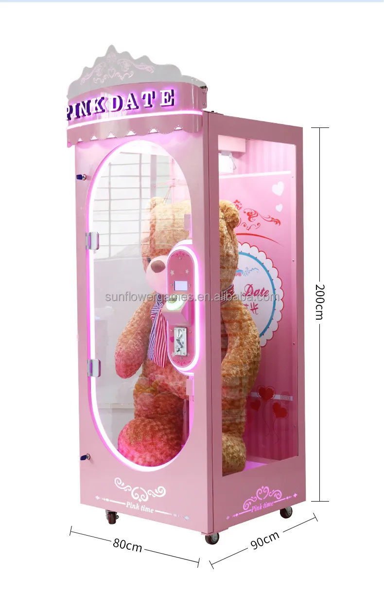 Popular Pink Date Prize Machine Coin Operated Arcade Gifts Vending ...