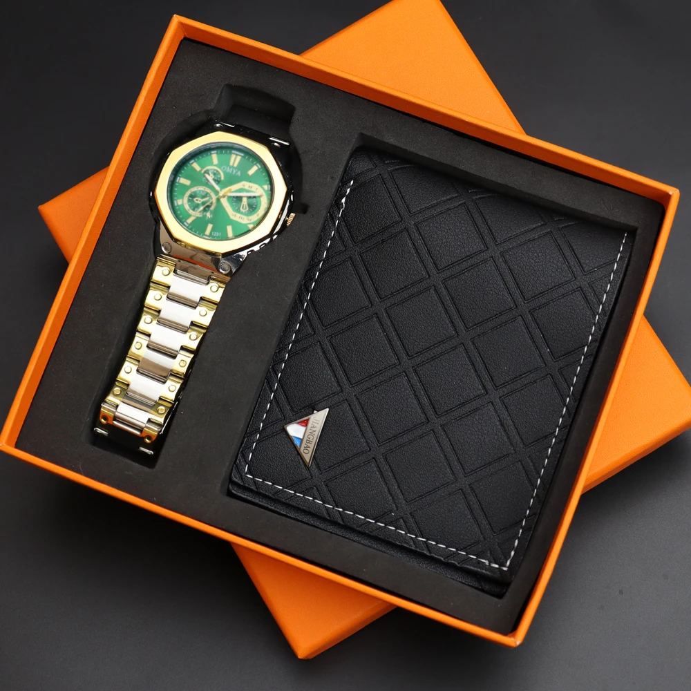 Luxury Watch+wallet+box Set - Top Brand Men's Fashion
