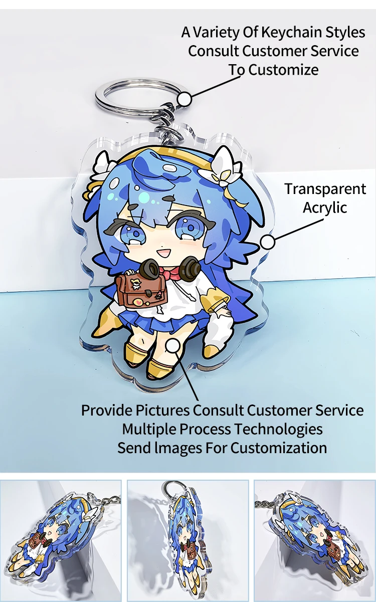 Custom Printed Keychains - High Quality Acrylic Designs