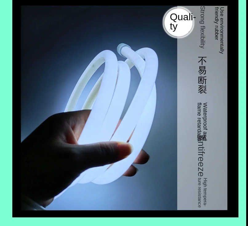 360 Degrees Flex Neon Strip Lights Flexible Led Strip Light Waterproof ...