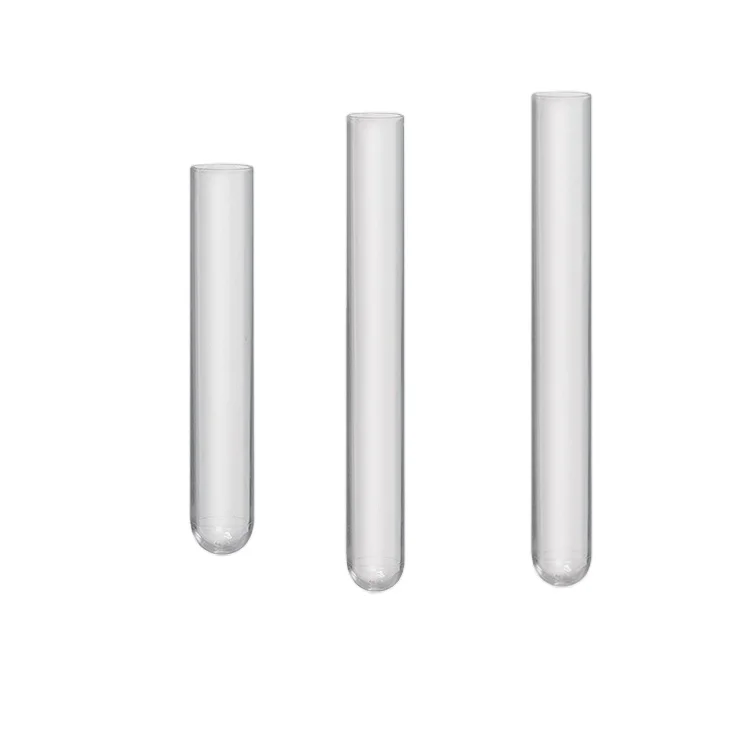 Custom conical bottom transparent glass lab test tube medical blood ...