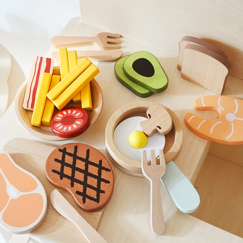 HOYE CRAFTS EN71 Standard New Kids Pretend Cooking Game Wooden ...