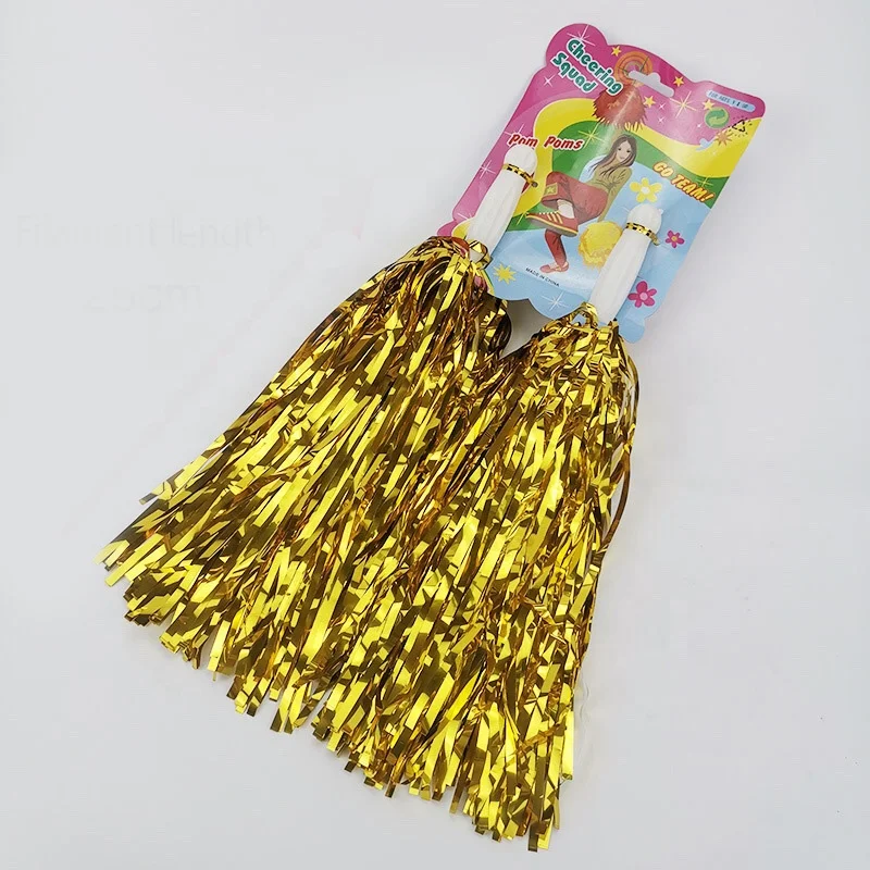 Hot Sale Two-color Plastic Cheerleader Pom Poms Sports Dance Cheer ...