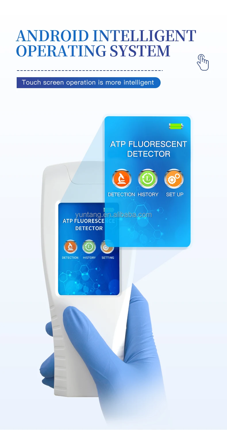 Handheld ATP Hygiene Meter - Portable Bacteria Detection Tester for ...