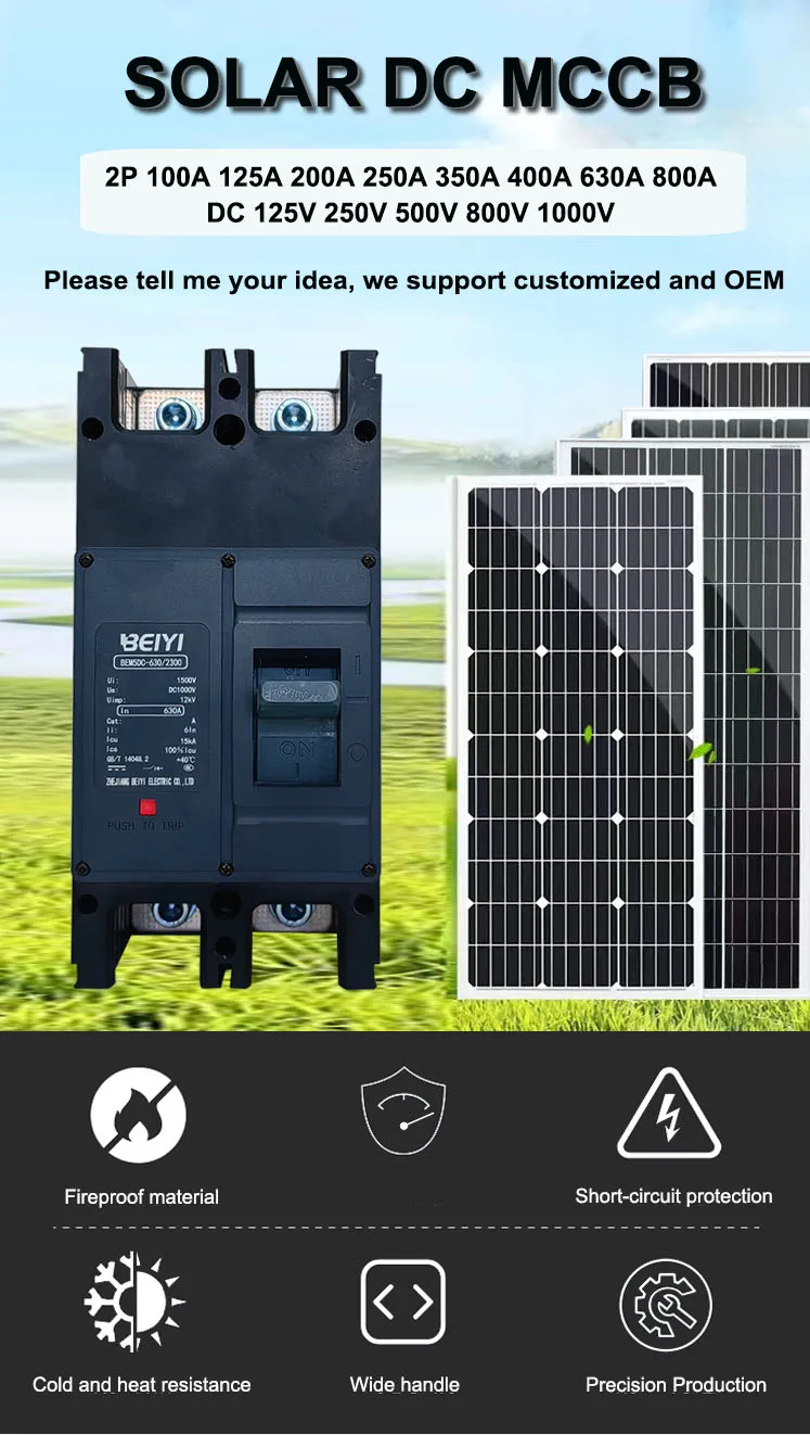 Universal Battery Switch Mccb Two Phase Mccb 1p 3p 4p Dc Solar 1000v ...