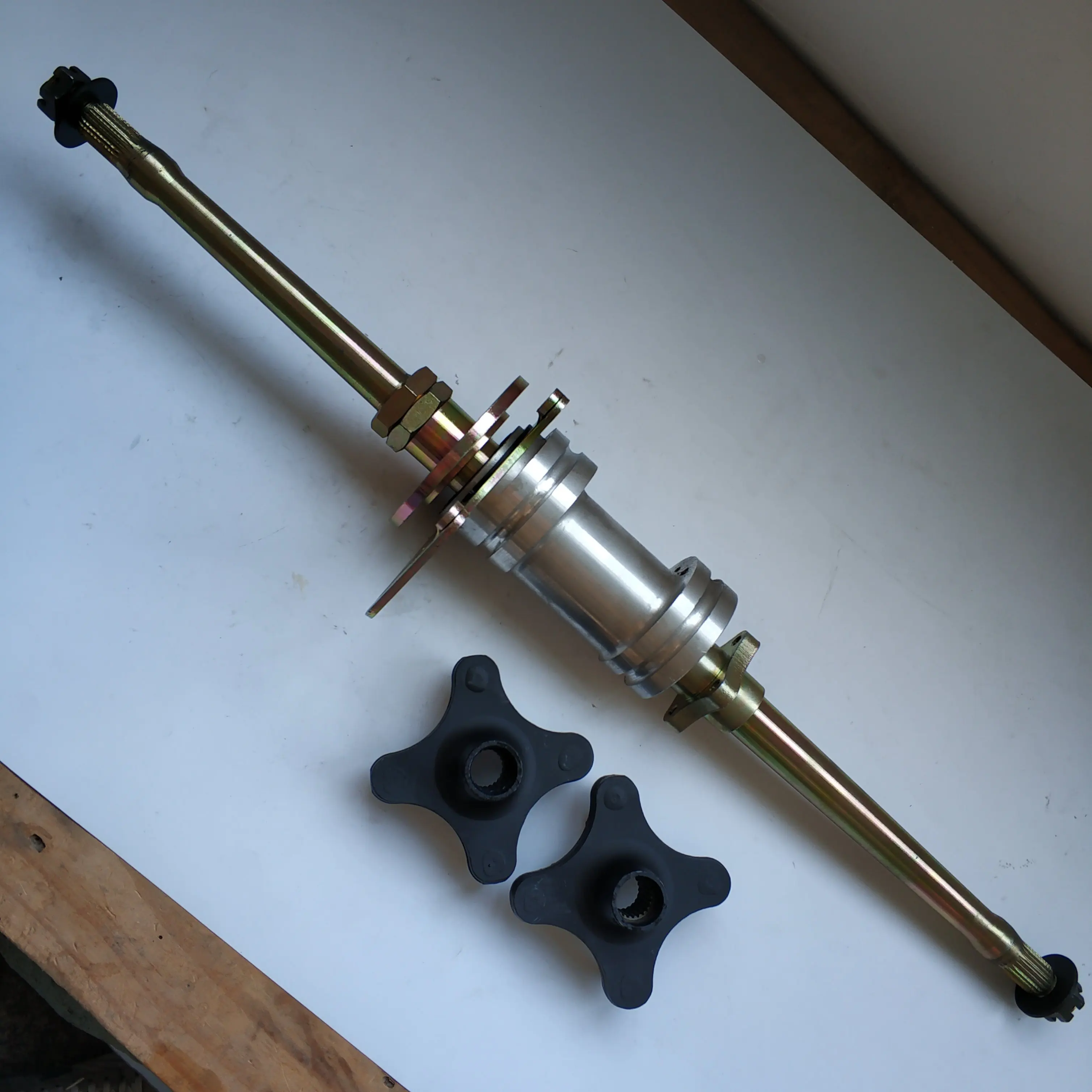 Rear Axle with Wheel Hub Flange Assy for Bashan 200cc ATV | Replacement ...