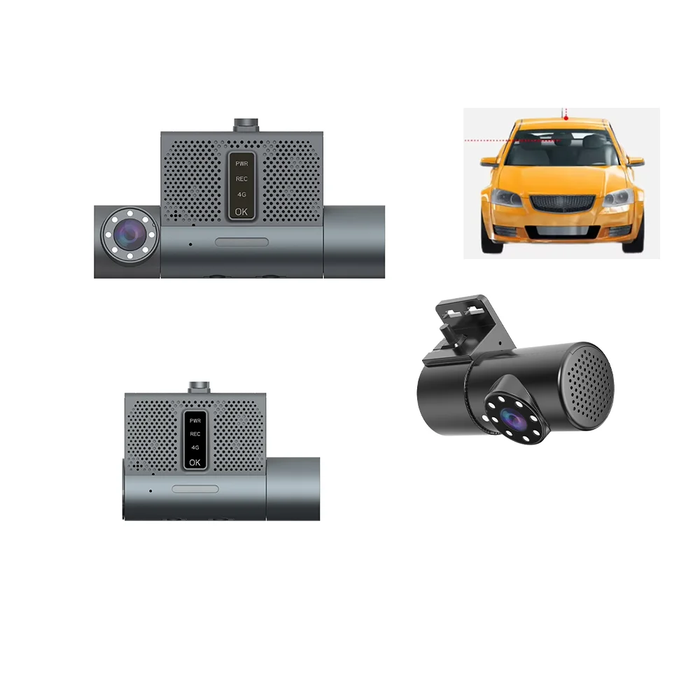 Updated Dashcam ADAS DSM Driver Fatigue Monitor Alarm System 4G GPS ...