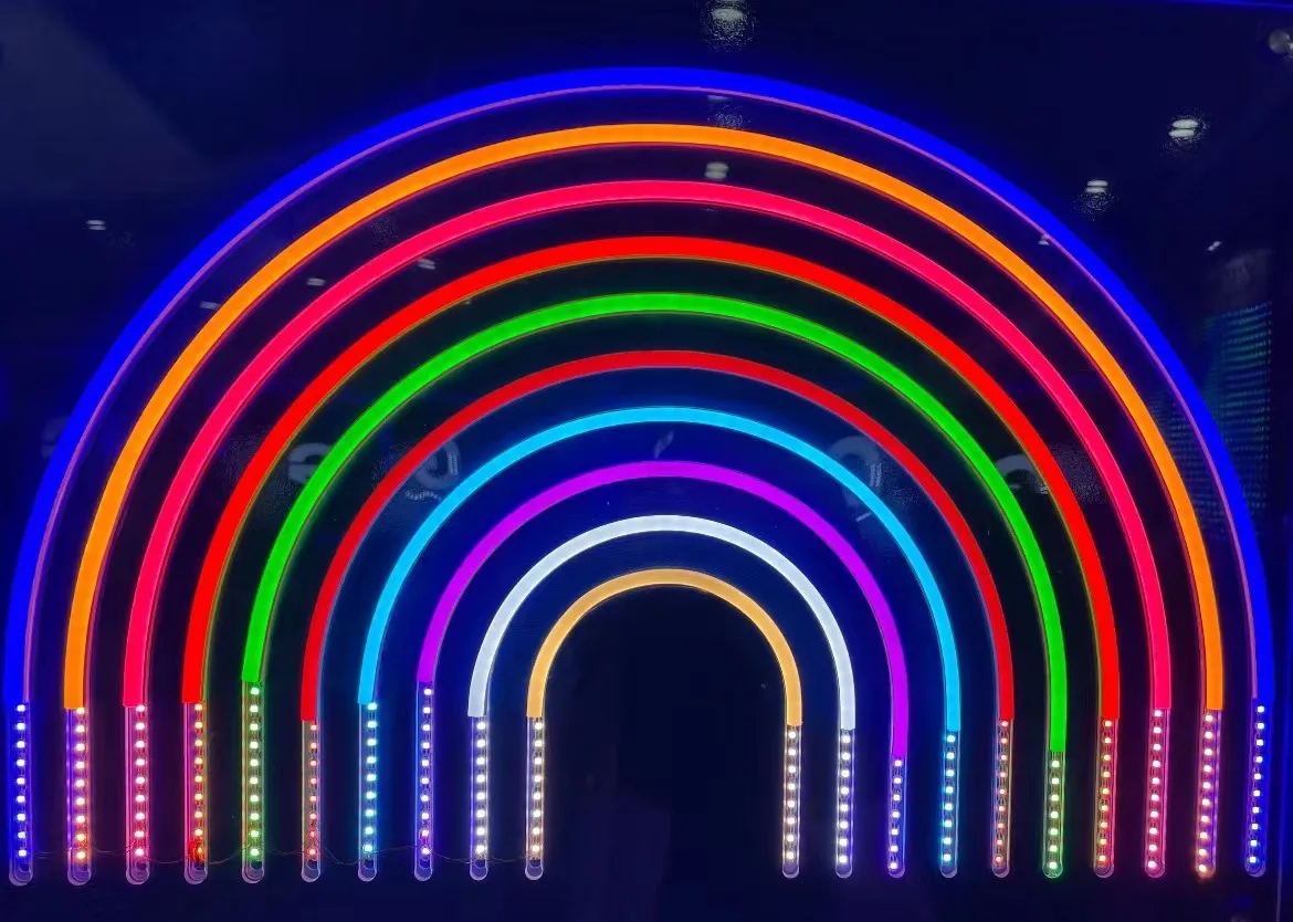 2nd Silicone Separation Neon LED Flex - 8mm, 12V, 50000hrs