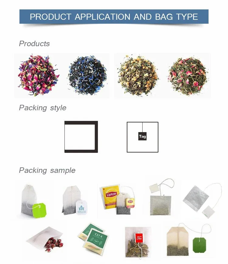 Small Vertical Sachets Salt Spices Powder Nuts Rice Grain Tea Bags ...