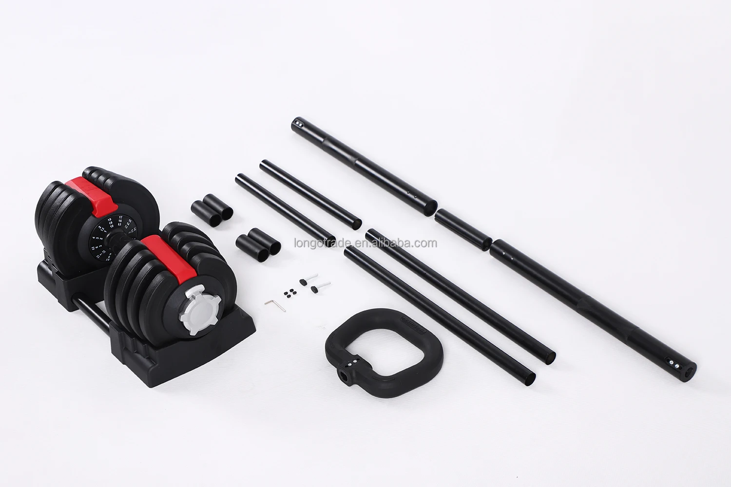 Home Gym Weight Lifting Dumbbell Set 3 In 1 Multi Functional Adjustable ...