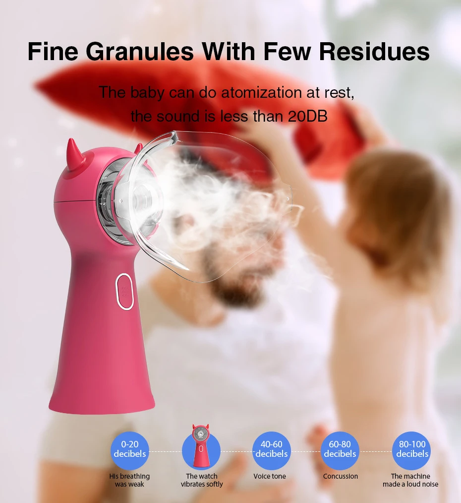 Medical Cartoons Portable Nebulizer Mini Handheld Inhaler Nebulizer For ...