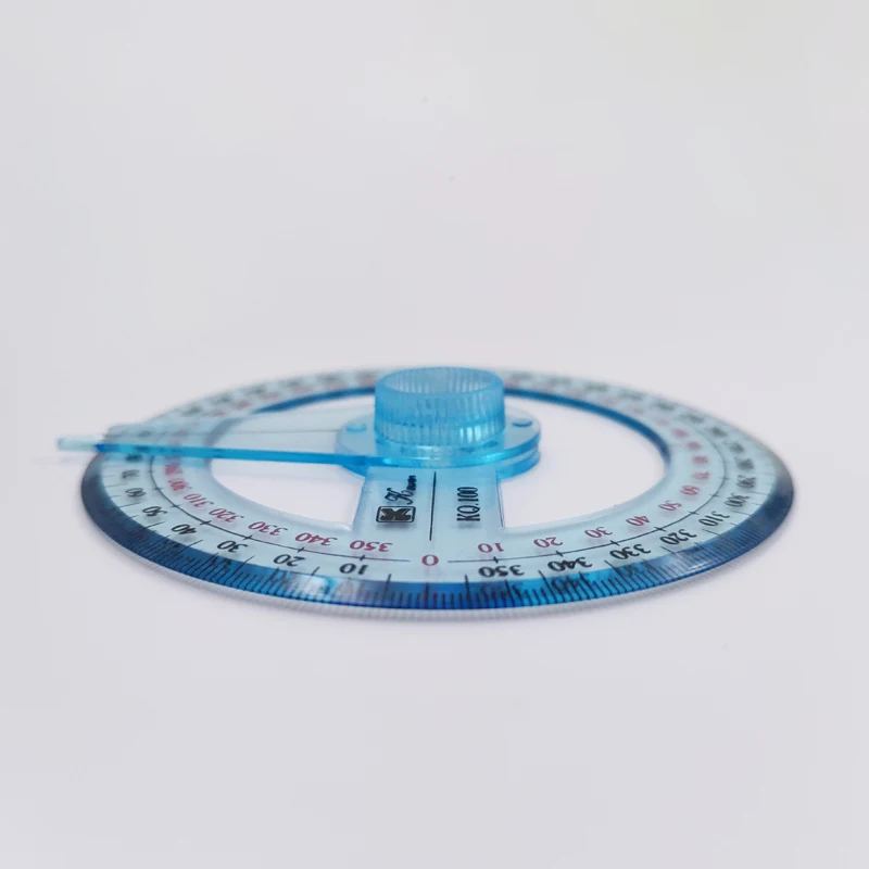 360 Degree Protractor Ruler - Precision and Transparency