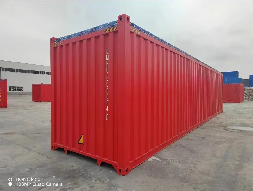 New 40-Foot Open Top Container - High Capacity & Customizable