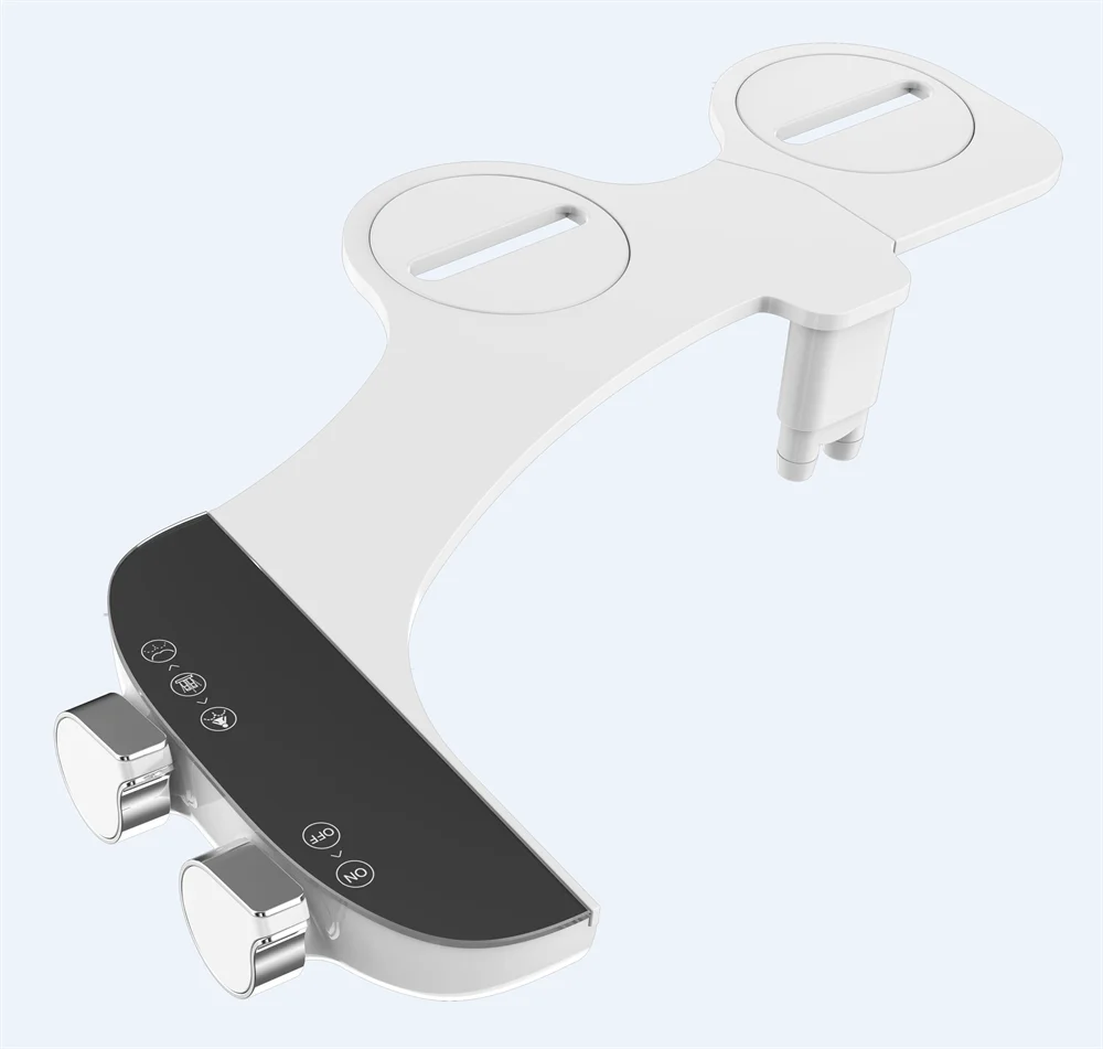 Ultra-slim Toilet Seat with Dual Nozzles - Non-Electric Bidet