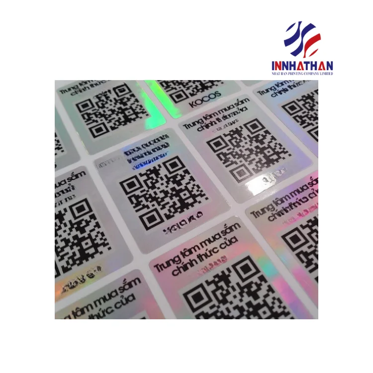 Qr Code Labels Adhesive Label High Quality Strong Adhesive Packaging ...