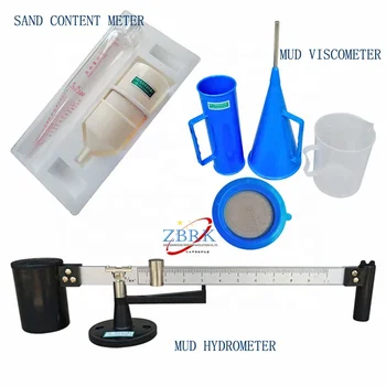 Marsh Funnel And Viscosity Cup/slurry Test Kit Mud Hydrometer/mud ...