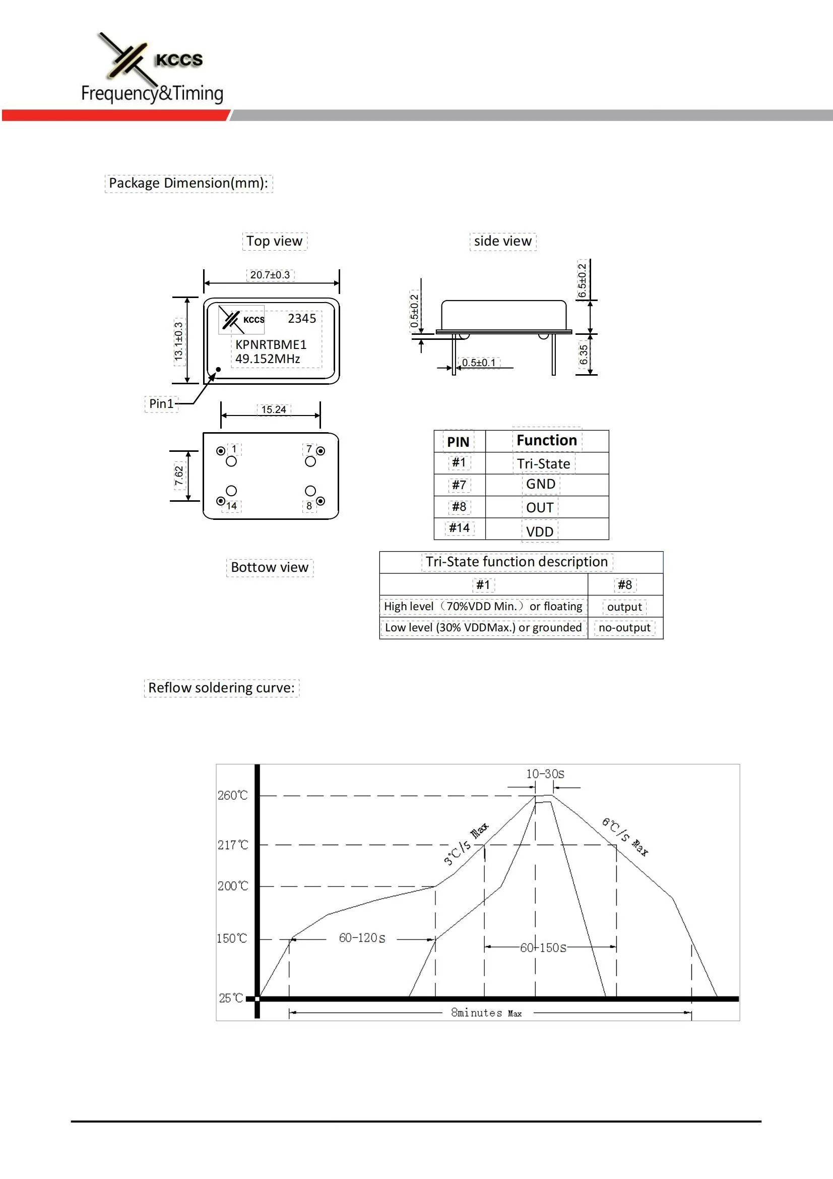 Hi-end Ultra-Low Phase Noise Oscillators - 49.152 Mhz DIP