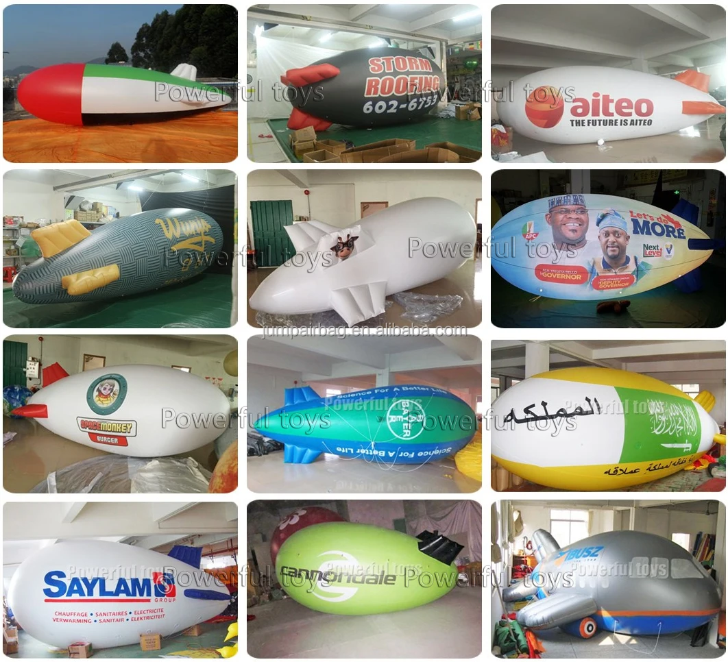 Inflatable Airship Dirigible Inflatable Large Helium Balloon With ...