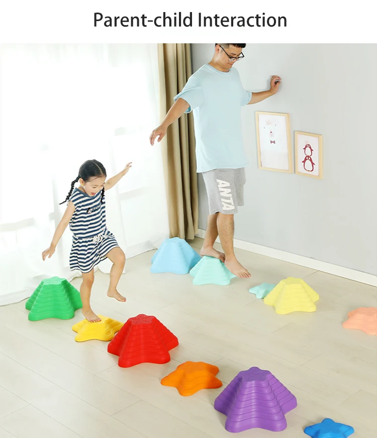 Starfish Shape Sensory Balance Toys Crossing River Stone Stepping ...