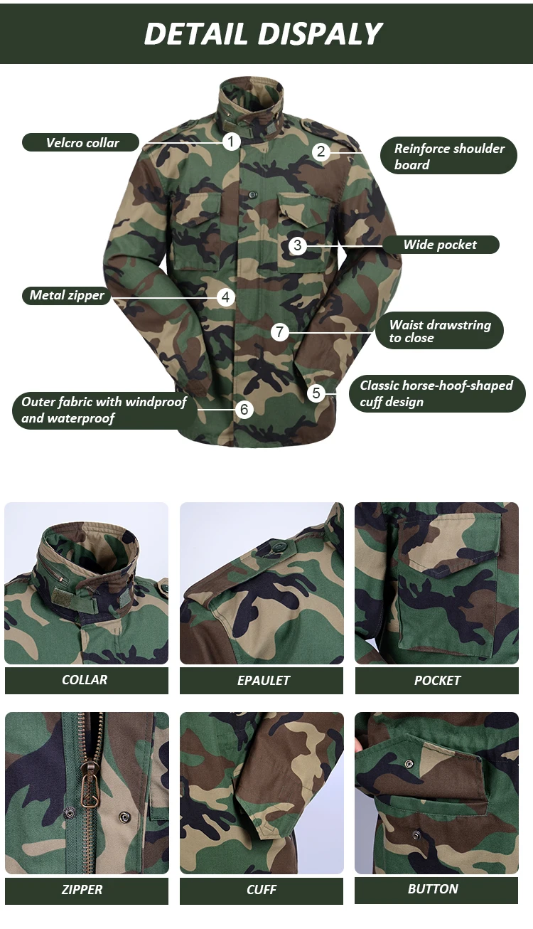 NC 50/50 M65 Field Jacket with Detachable Warm Inner Set