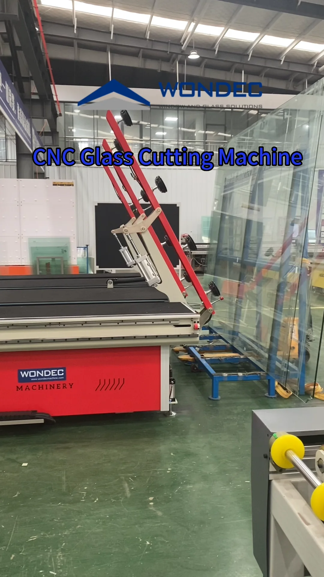 Full Automatic Tilt Loading Cnc Glass Cutting Machine Window Laminated ...