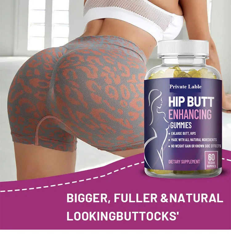 Vegan Hip-Butt Gummies - Firming & Abundant Supplements