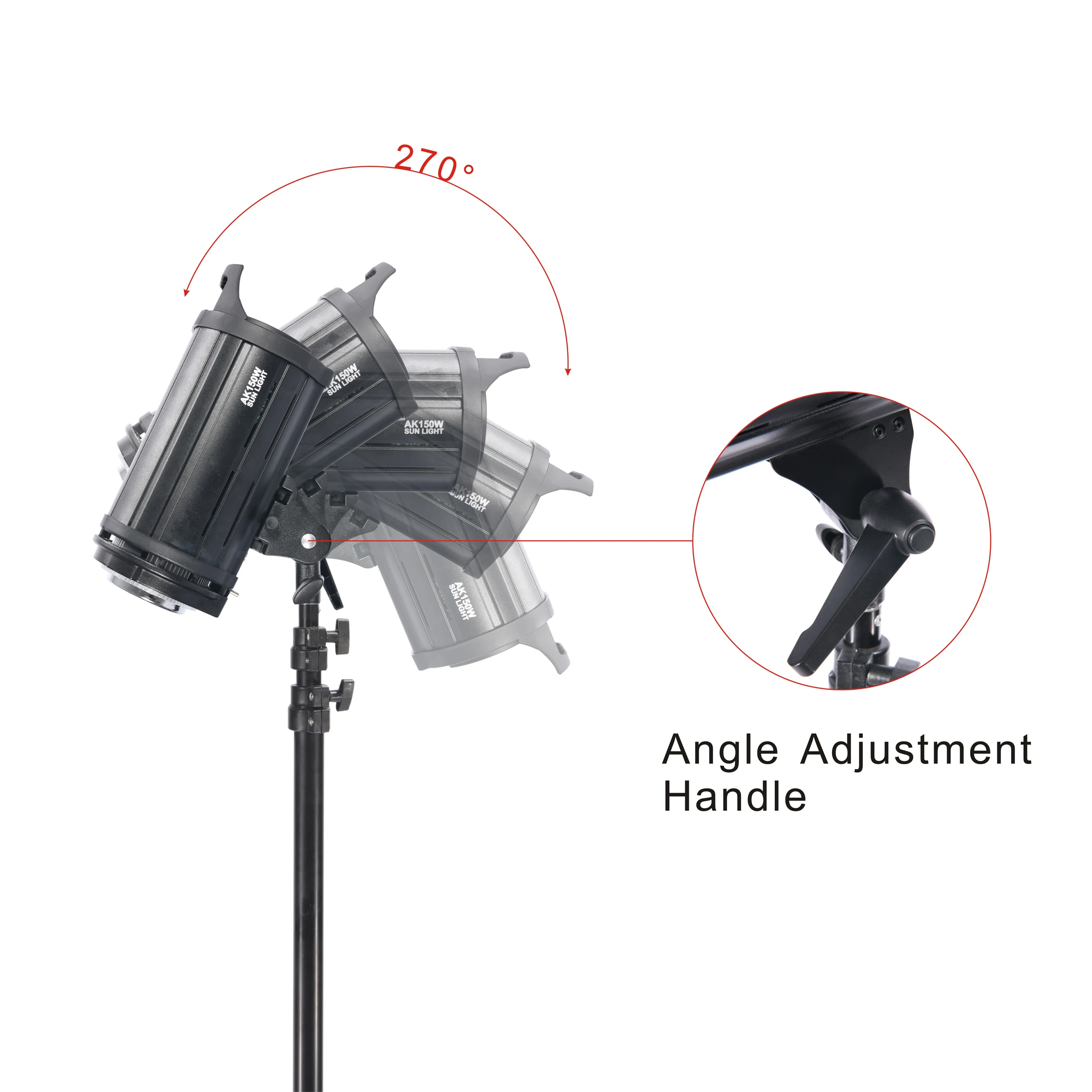 Photo Studio Portable Daylight Lamp Continuous Fluorescent Light For ...