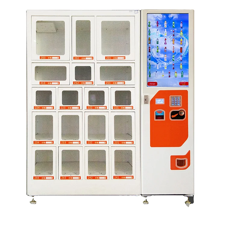 Locker Smart Vending Machine - Diverse Packed Food Options