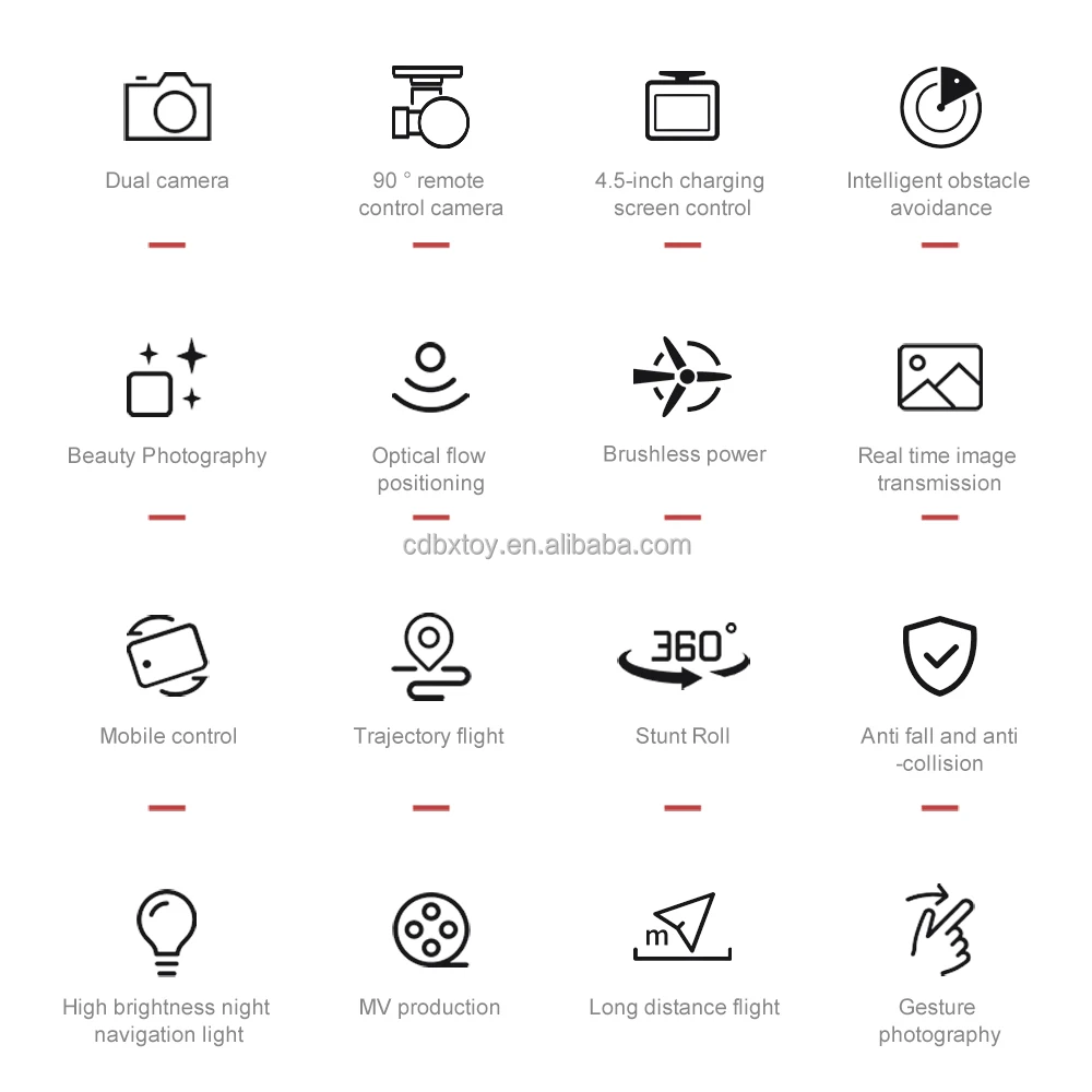 M22 Foldable 4K Camera Quadcopter Drone with Obstacle Avoidance