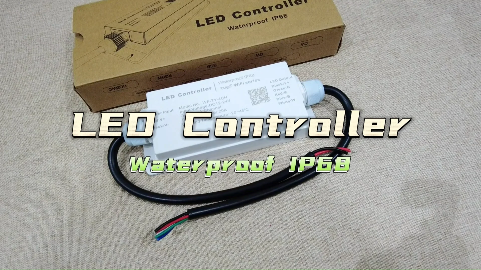 Tuya Smart Rgb Led Controller Wifi 12 Volt 24v 6a Channel Ce Rohs ...