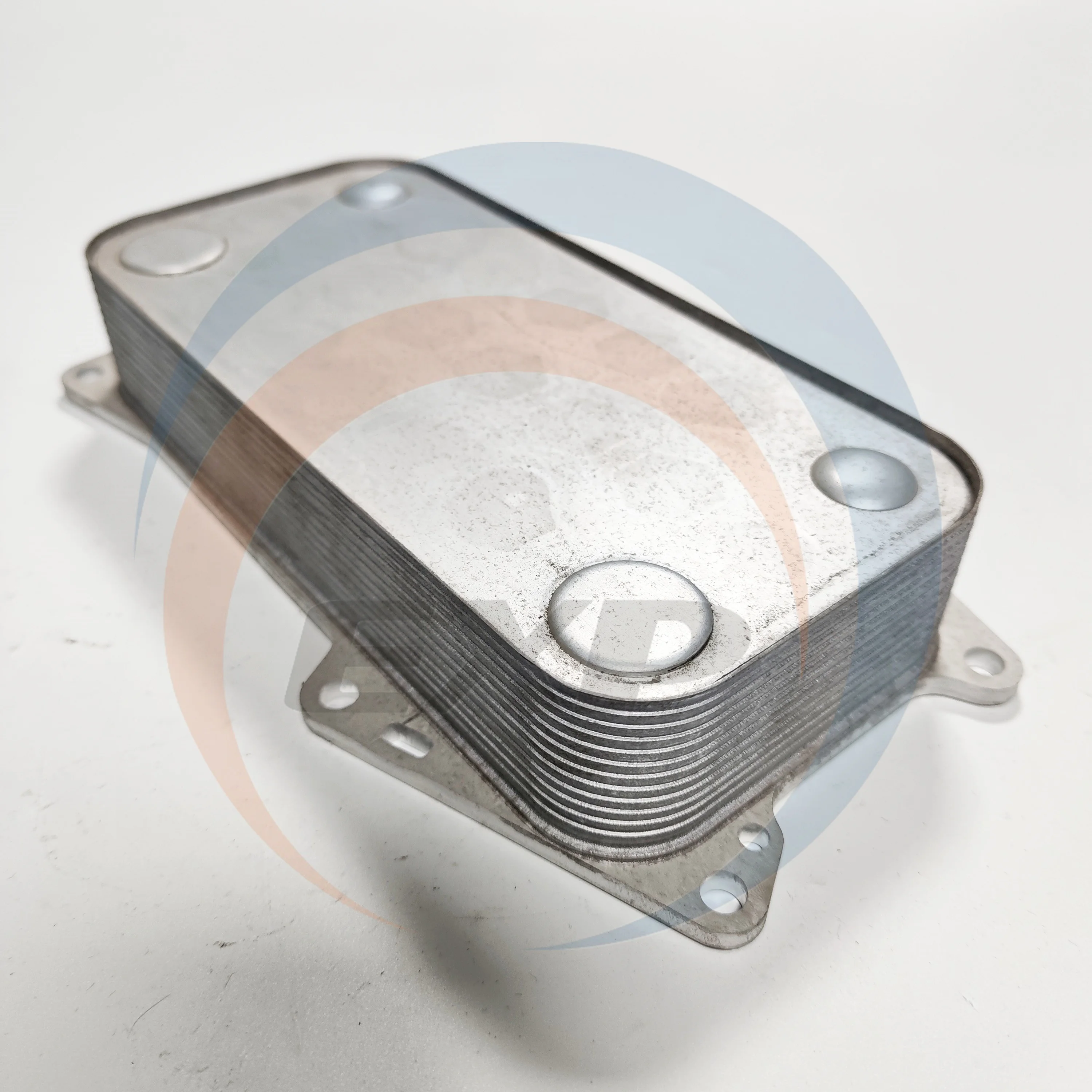 14板新发动机机油冷却器04254426，适用于德国bf4m2012 Bf6m2012沃尔沃d7d D6d D6e Ec210b Ec240b ...