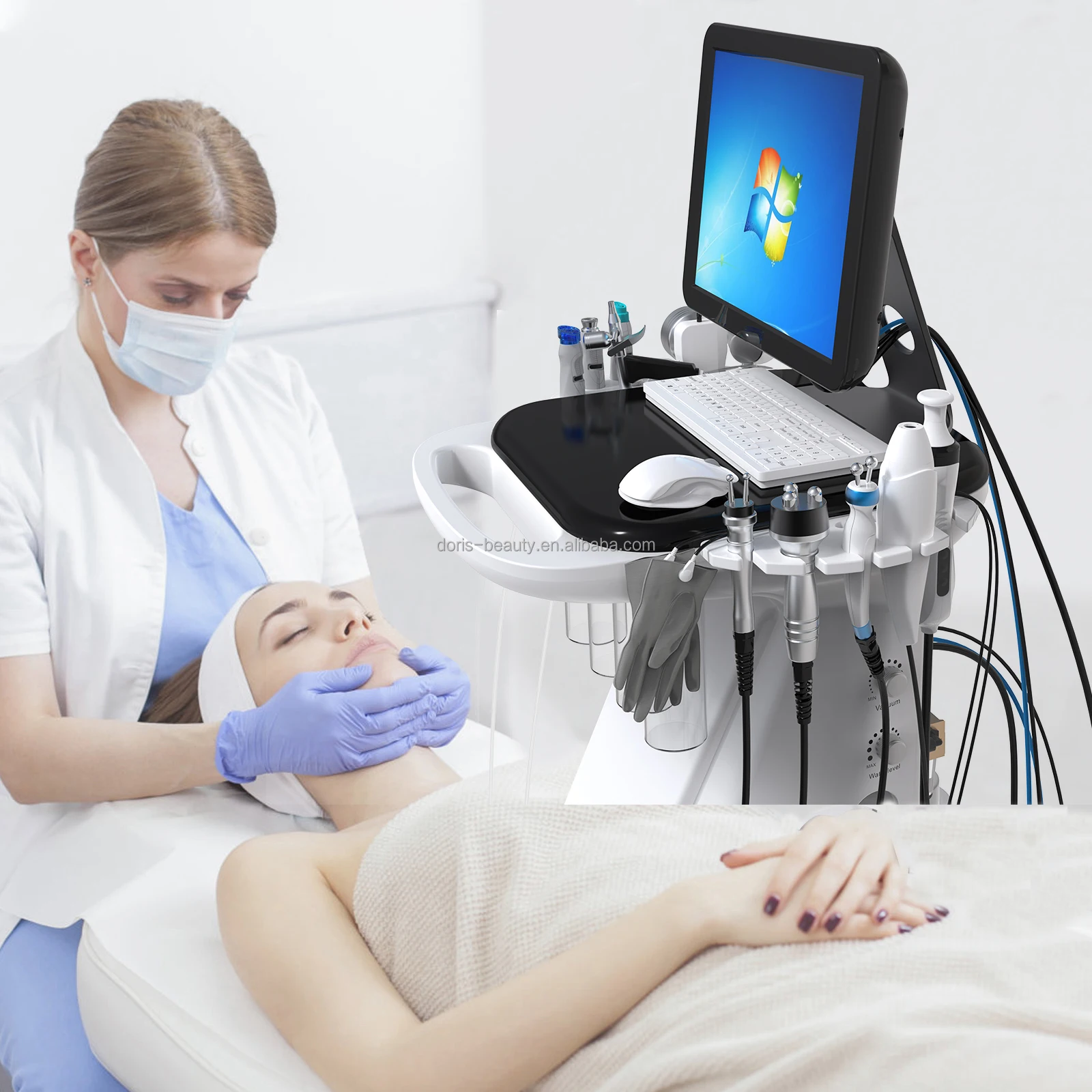 2024 Korean Skin Analysis Device Hydra Shine Facial Skin Tightening ...