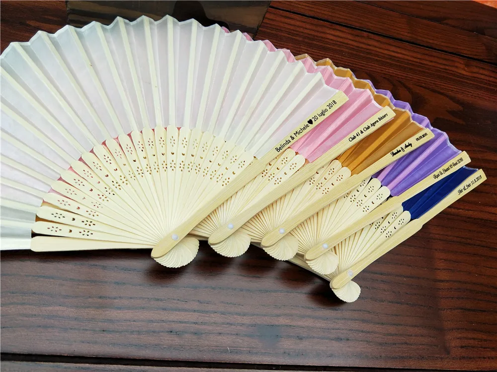 Factory Price Silk Hand Fans Wedding Gifts Nice Fans Wedding Favors ...