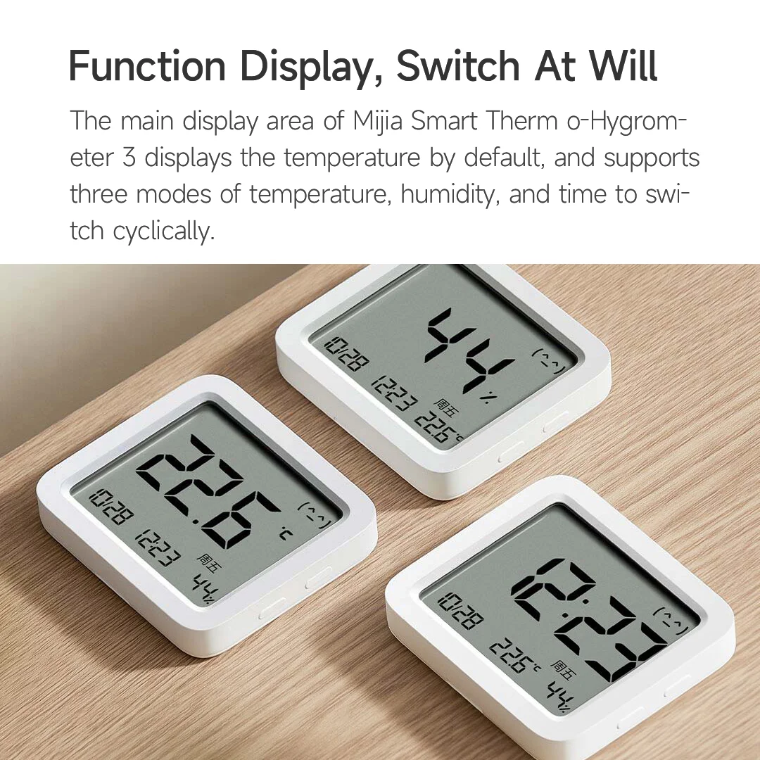 Xiaomi Mijia Thermometer 3 - Smart Hygrometer & Thermometer