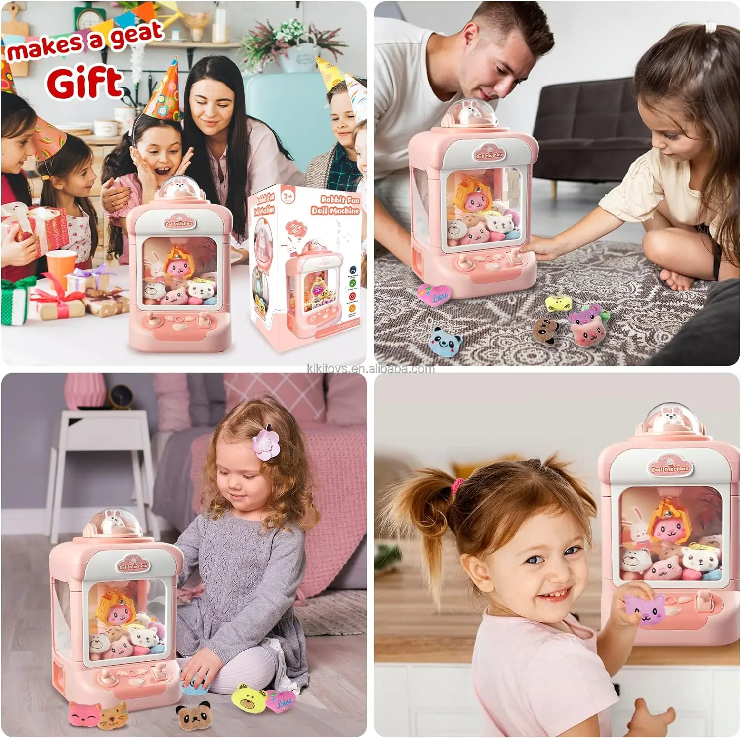 2024 New Claw Machine Toys,Mini Candy Vending Grabber,Electric Claw ...