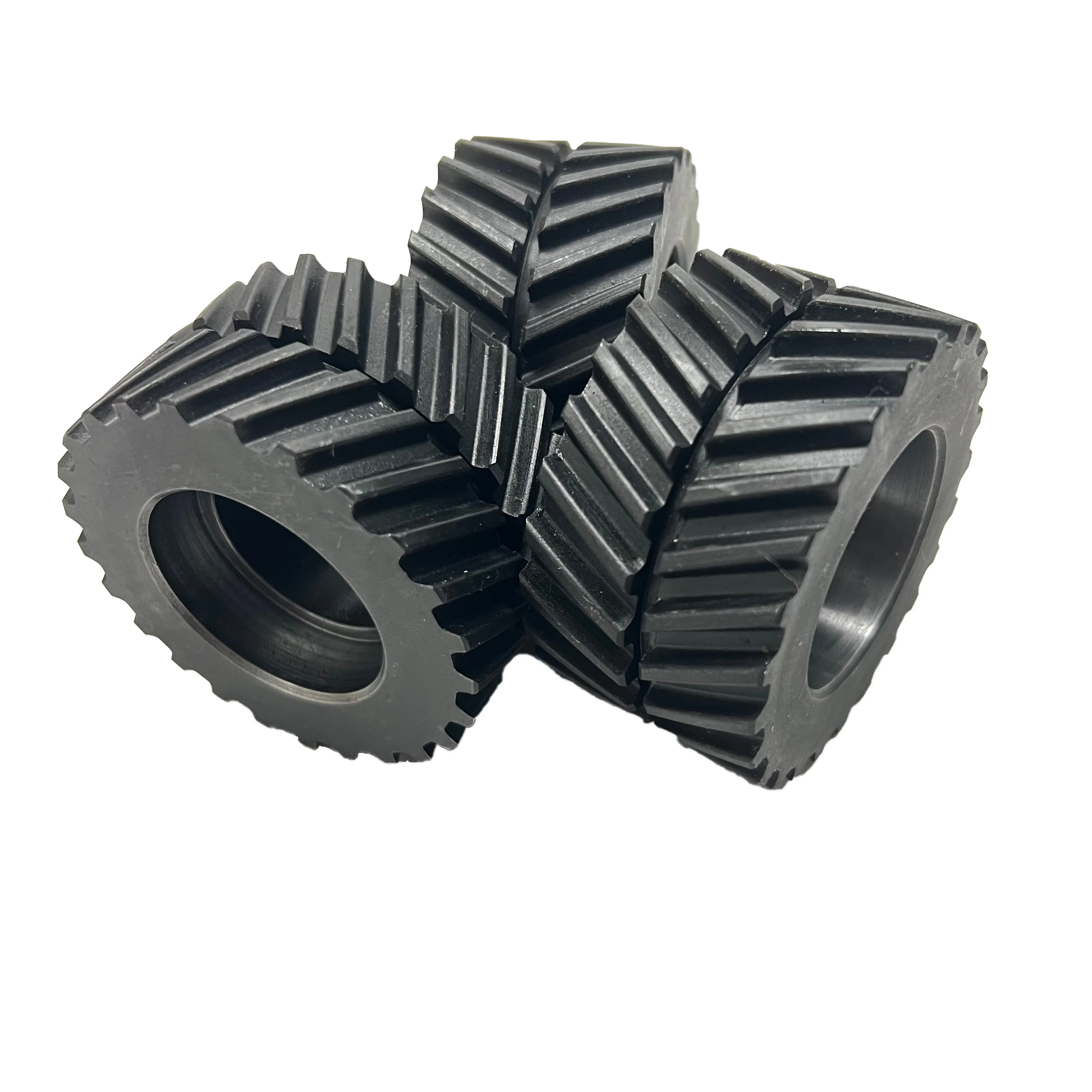 KUEISN 8M Timing Pulley Herringbone Toothed Belt Pulley 45 Steel Low ...