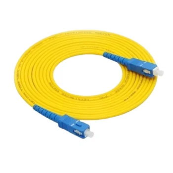 Simplex Fiber Patch Cord 3m Sc Apc Sc Upc Fast Connector Single Mode 2.0mm G652d Pvc Jump Cable ...