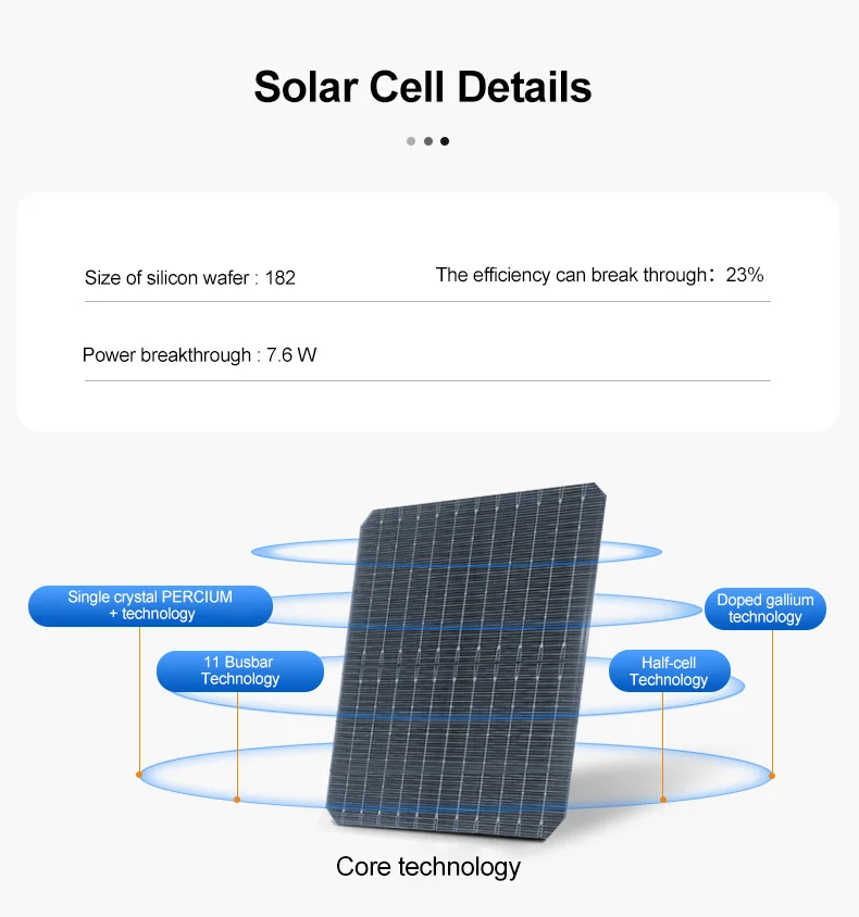 Hot Selling 450w Half-cut Mono Solar Panel 450 Watt Half-cell ...