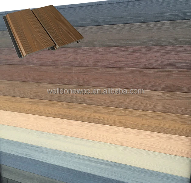 WPC Wandverkleidung für Außen mit Teak-Finish – wasserfest & pflegeleicht