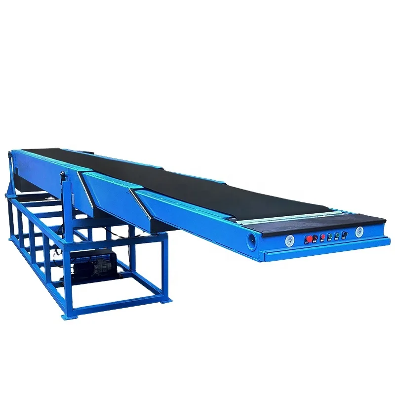 40 inch (40FT) container gravity conveyor portable unload telescopic ...