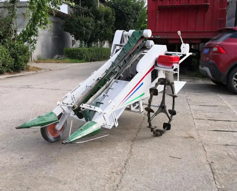 New Semi-automatic Soybean Harvester Self-propelled Small Bean ...